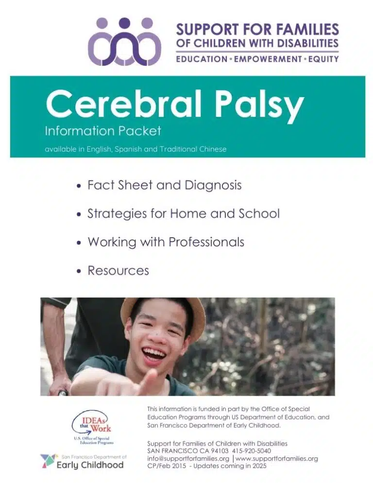 Information Packets | Support for Families