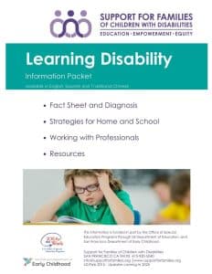 Information Packets | Support for Families